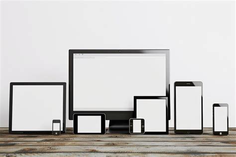 Responsive Web Design On Different Screen Sizes Premium AI Generated