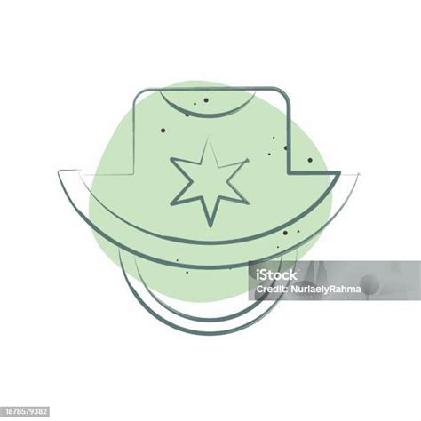 아이콘 Sunhat 모자 기호와 관련이 있습니다 색상 별점 스타일 심플한 디자인 편집 가능 간단한 일러스트레이션 0명에 대한 스톡 벡터 아트 및 기타 이미지 Istock