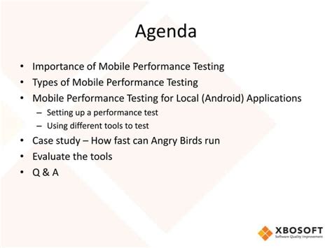 Mobile Device Client Application Performance Testing Pptx Operating