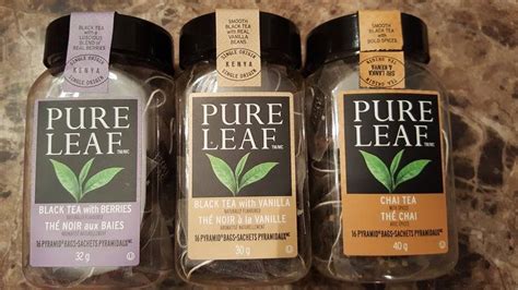 Pure Leaf Green Tea With Jasmine Pyramid Bags Reviews In Tea