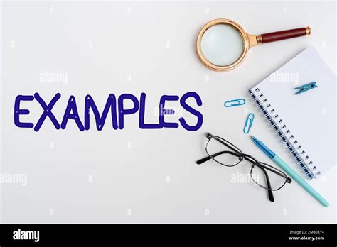 Text Showing Inspiration Examples Business Concept Photo Sample Model To Follow Guide