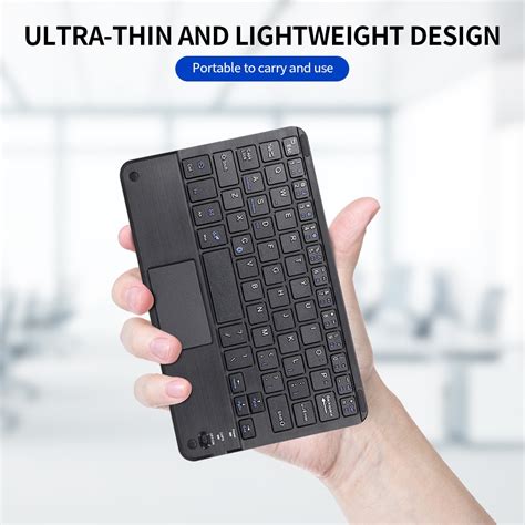 Tablet Wireless Keyboard For Ipad Bluetooth Touch Keyboard 7inch Mini Keyboard Compatible With