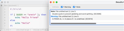 Use Shellcheck With Bbedit Scripting Os X