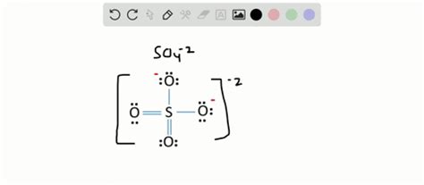 Solvedin The Sulphate Ion So42 The Sulphur Atom Is The Central