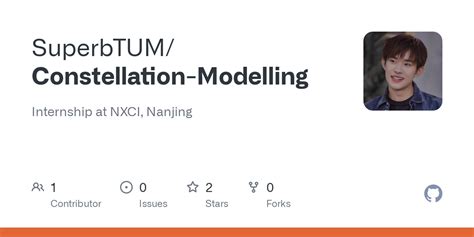 Github Superbtum Constellation Modelling Internship At Nxci Nanjing