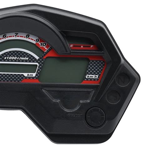Motorcycle Digital Speedometer Meter LCD Display 10000 RPM Tachometer