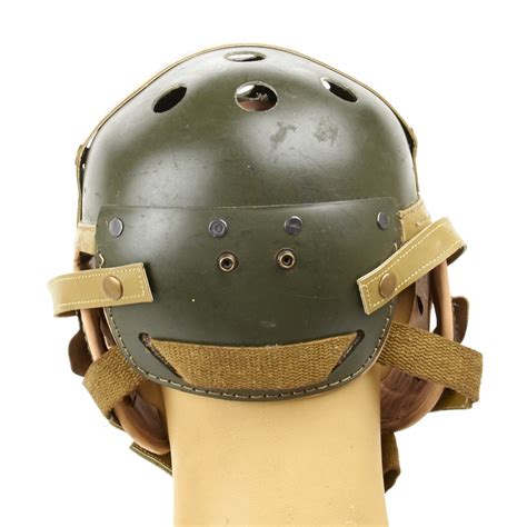 Us Wwii M 1938 Tanker Helmet International Military Antiques