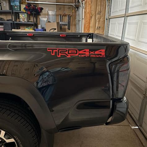 Trd Off Road Compass Decals Tacoma Truck Bedside Vinyl Sticker Etsy