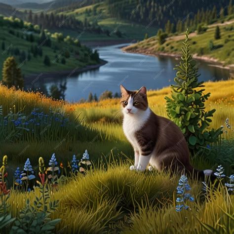 Imagen De Un Gatito Vector Premium Generado Con Ia