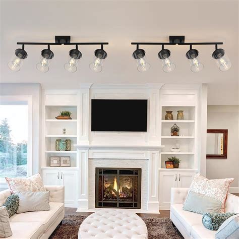 Track Lighting Fireplace