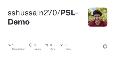 GitHub Sshussain PSL Demo