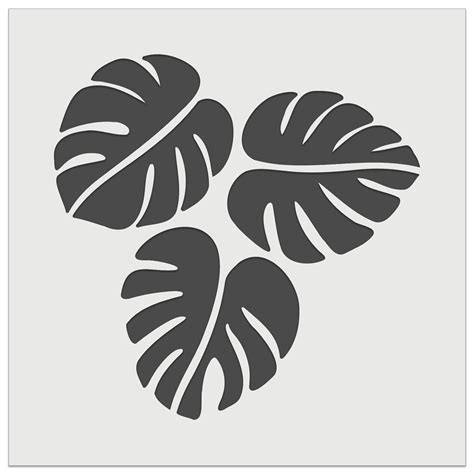 Monstera Leaf Stencil