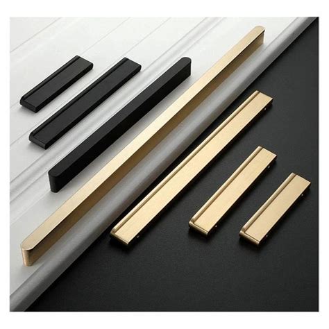 Black And Golden Brushed Brass Drawer Pulls Handle For Cabinet Fitting Interior Door At Rs 90