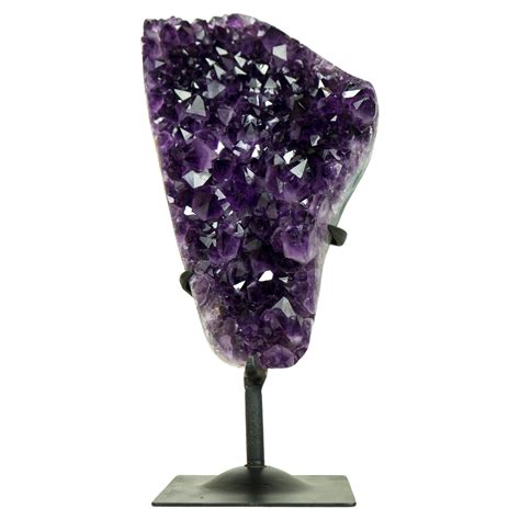 Large Purple Amethyst Cluster With Aaa Display Grade Deep Purple