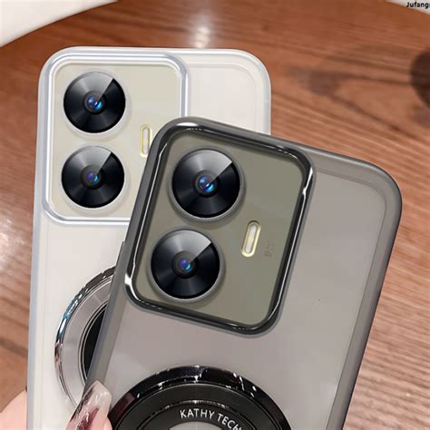 Jufangmeed Fashion Weak Adsorbable Holder Case For Realme C33 C15 12