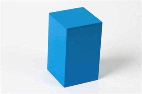 Geometric Solids Four Sided Prism Montessori Toys Montessori Inspired