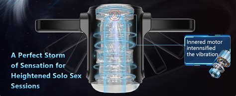 Automatic Male Masturbator Sex Toy With 9 Thrusting And Vibration Settings Penis Pump