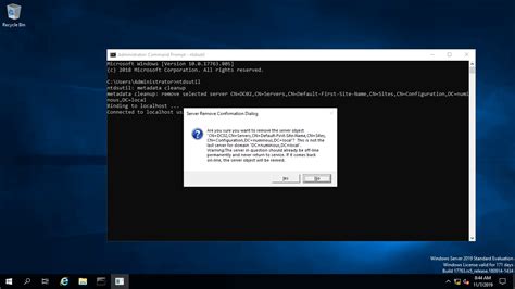 How To Do A Metadata Cleanup For The Removal Of A Failed Domain Controller From Your AD