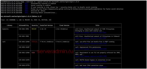 Проверка безопасности Docker образов с помощью Trivy