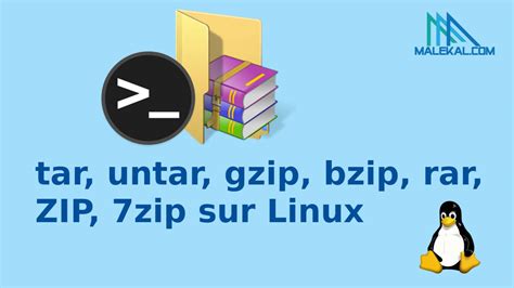 Tar Gzip Bzip Rar Zip 7zip La Compressiondécompression De