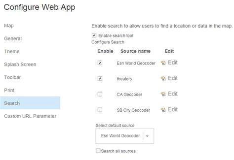 Setting Up A Searchable Feature Layer In Configurable Apps