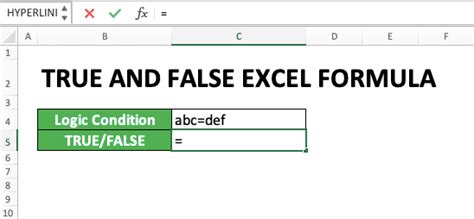 How To Use True And False Formulas In Excel Function Example And