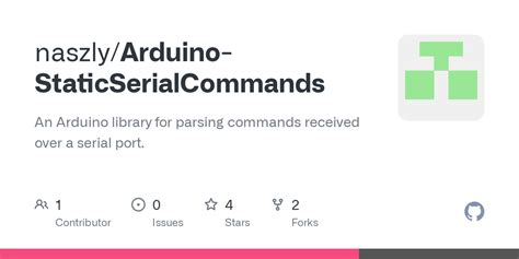 GitHub Naszly Arduino StaticSerialCommands An Arduino Library For Parsing Commands Received