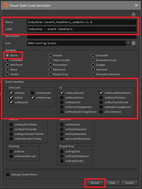 houdini python viewer state イベントハンドラーの基本とマウスイベントを扱う手順 インディゾーンhoudini