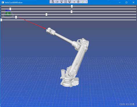 wpf ui 3d 多轴 机械臂 stl 模型ui交互 wpf 机械手 3d动画 csdn博客