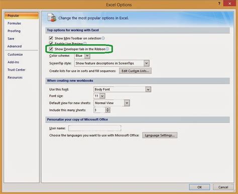 Codesketcher S Blog How To Enable Developer Tab In Excel Ribbon