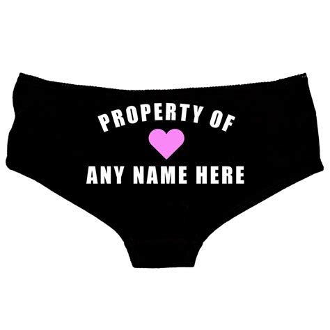 Bdsm Property Of Any Name Knickers Panties Daddy Knickers Ddlg Sexy