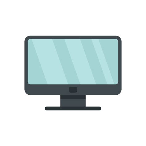 Lcd Monitor Icon Flat Vector Computer Screen 17336642 Vector Art At Vecteezy