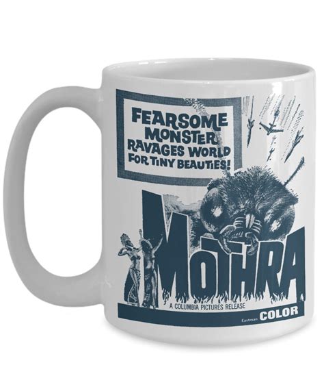 Horror Movie Mug Mothra Giant Killer Moth Etsy