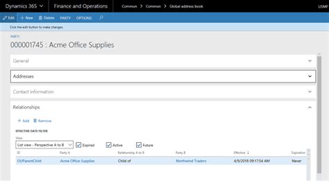 1 Navigating To Global Address Book In Dynamics 365 Ellipse Solutions
