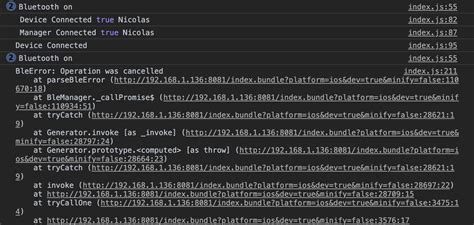 Ios Cancelconnection Not Working · Issue 718 · Dotintentreact