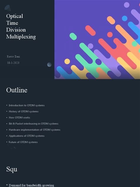 מצגת Pdf Multiplexing Telecommunications