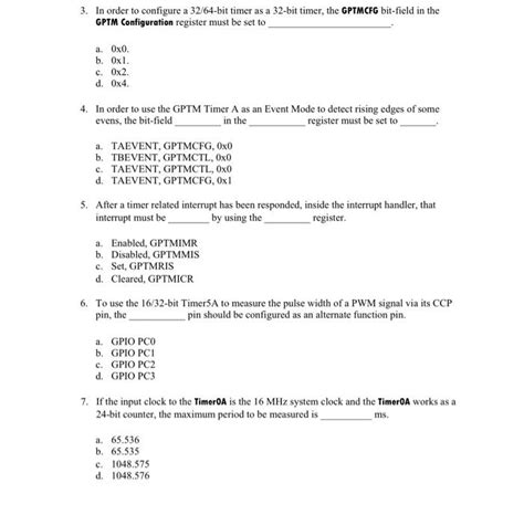 Solved 1 True False Selections 1 Each Of Six 1632 Bit Gptm