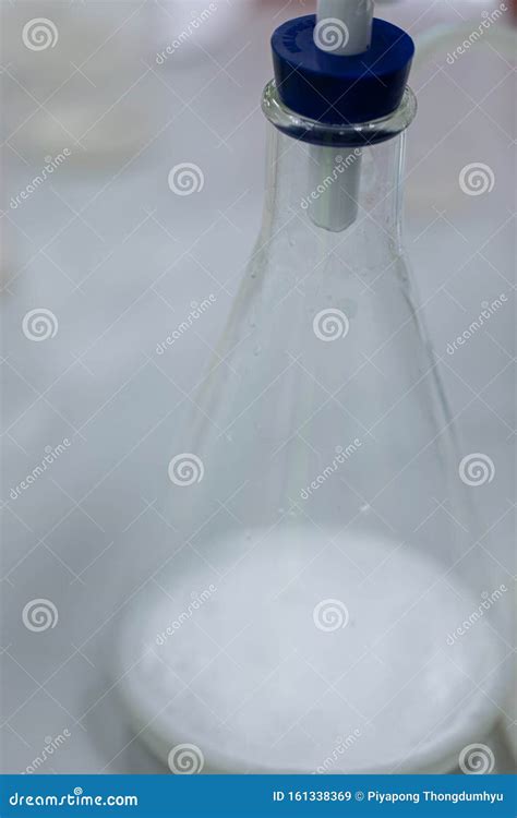 Analysis Of Microplastics In Laboratory Stock Image Image Of Fibers Beaker