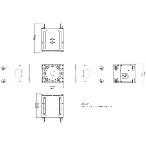 Sx118 18 Passive Subwoofer