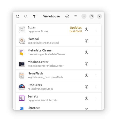 downgrade flatpak apps and lock version quite easy now with this app