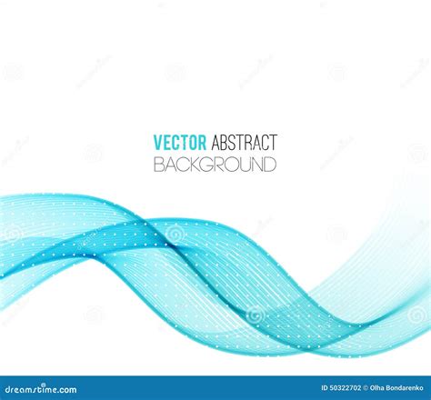 Abstract Curved Lines Background Template Design Stock Vector