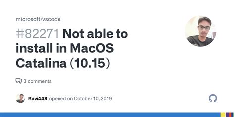 Not Able To Install In Macos Catalina 1015 · Issue 82271 · Microsoftvscode · Github