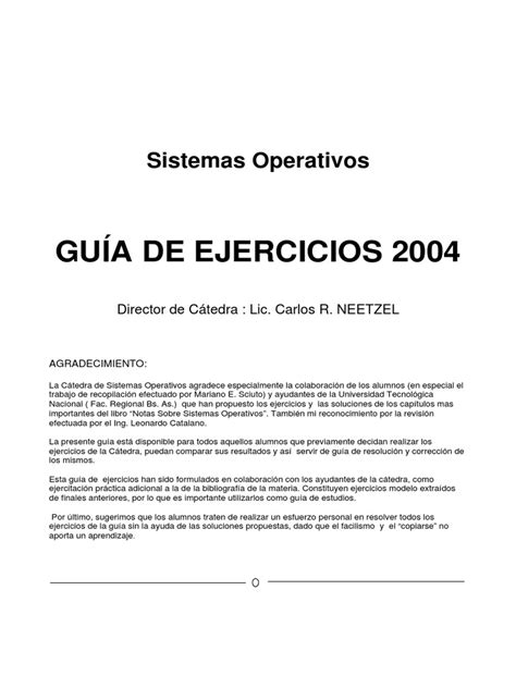 Guia De Ejercicios 2004 So Pdf Pdf Clave Criptografía Cifrado