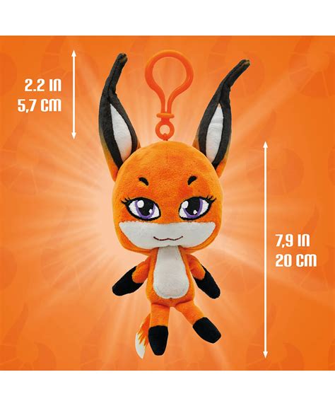 Miraculous Kwami Trixx Fox Plush Toy 257cm Soft Stuffed Lifesize