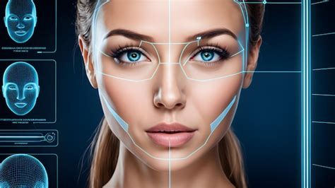 Premium Photo A Womans Face With A Cross Section On The Left Side