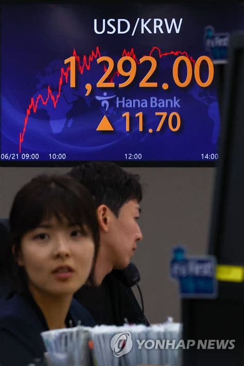 원달러 환율 상승 연합뉴스