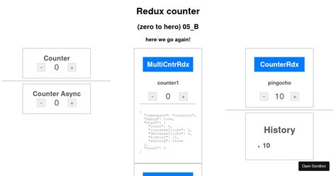 React Redux Counter Zero To Hero 05b Forked Codesandbox