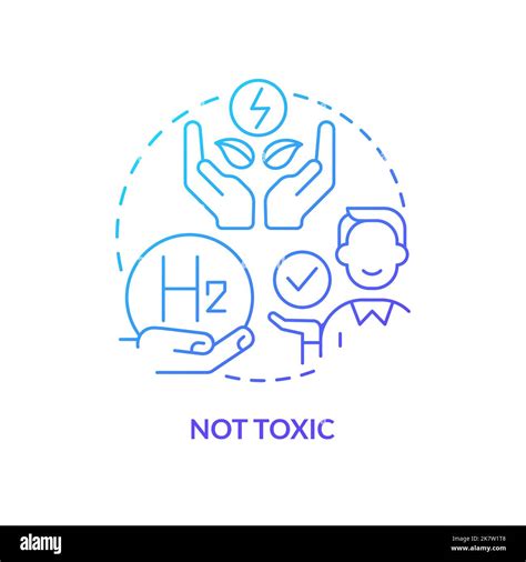 Non Toxic Fuel Blue Gradient Concept Icon Stock Vector Image And Art Alamy