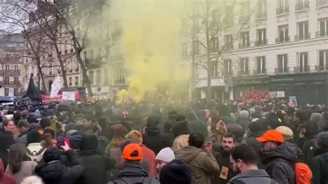 В Париже началась масштабная акция протеста против пенсионной реформы РИА Новости 19 01 2023