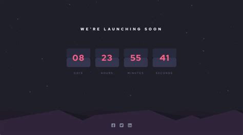 Frontend Mentor Launch Countdown Timer Coding Challenge Solution
